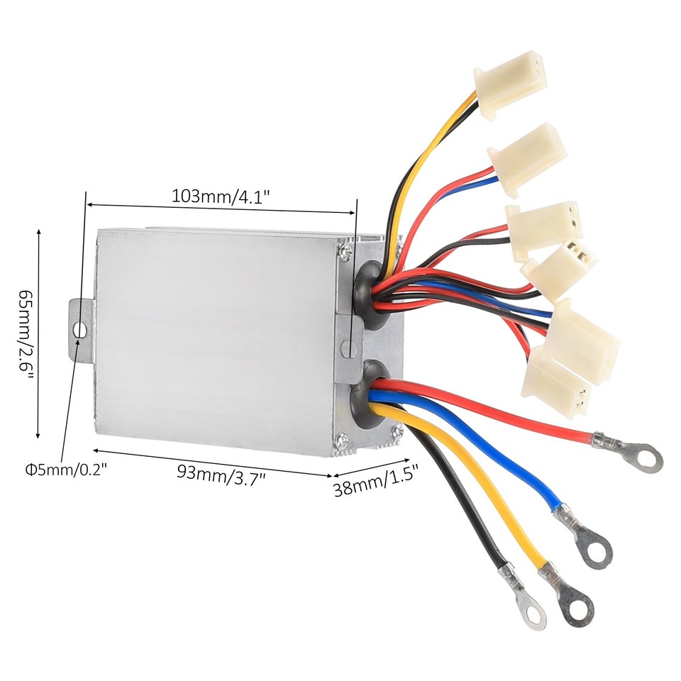 48V 1000W Brushed Motor Controller Speed Control Foot Pedal for E ...