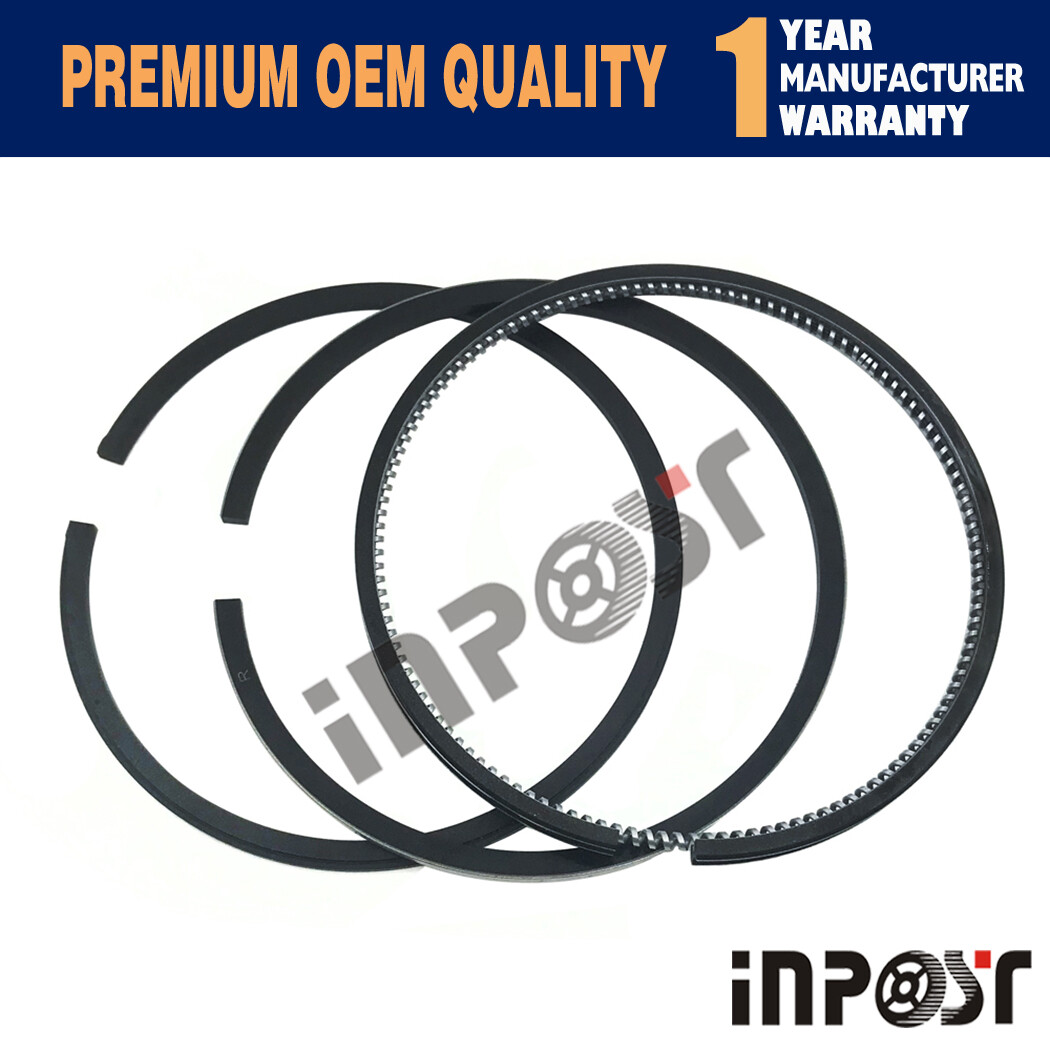 3 set Piston Ring D1402 for Kubota engine L2402 Clark 643 T103 Bobcat ...