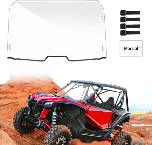 UTV Front Full Windshield Back Window for Honda Talon 1000R/1000X 2019 ...