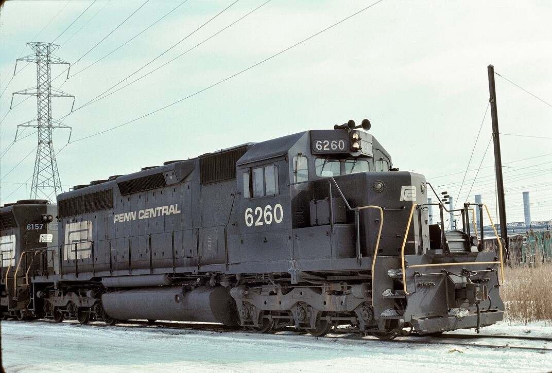 Penn Central (PC) - SD40 - #6260 - Original 35mm Slide. | eBay