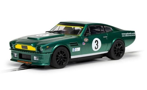 Scalextric C4256 Aston Martin V8 - Chris Scragg Racing #3 with working ...