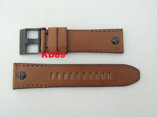 Genuine ORIGINAL DIESEL DZT2002 BROWN leather strap band 24mm | eBay