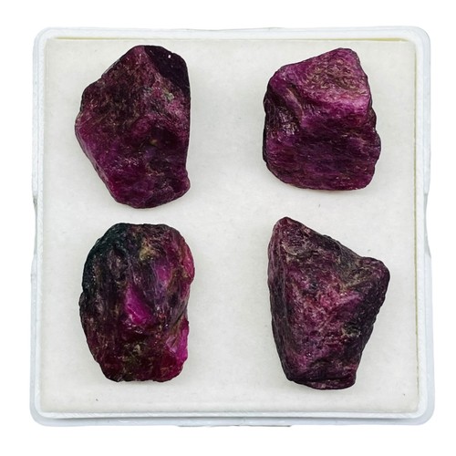 4 Pcs Natural Ruby Rough 22-24mm Huge Loose Unheated Wholesale ...