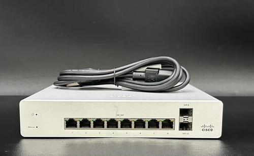 Cisco MerakI (MS220-8P) 8-Ports Desktop Ethernet Switch W/ Power Cable ...