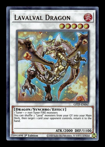 Yu-Gi-Oh! TCG: Ghosts from the Past 1st Edition - Lavalval Dragon GFTP ...