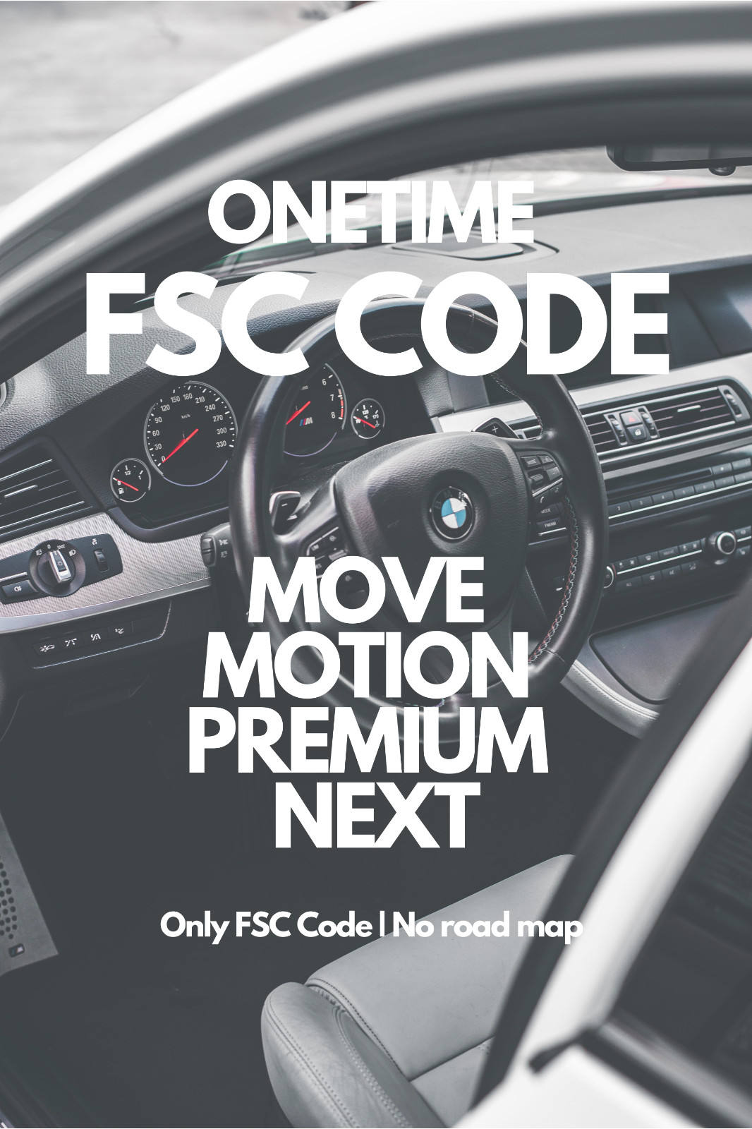 Genuine BMW ONLY FSC Code Move Motion | Grelly UK
