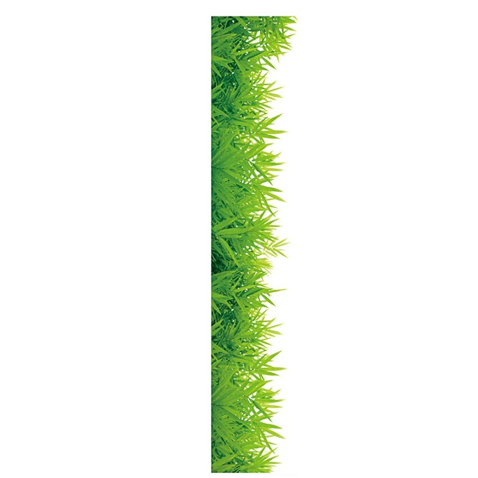 Wall Decals Home Decor Grass Border Stickers Watercolor Style Bathroom ...