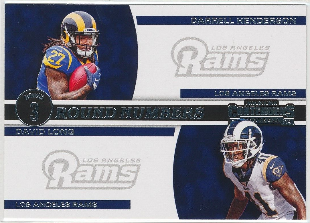Darrell Henderson 2019 Contenders Football Round Numbers #RN-HL Los ...
