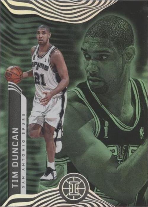 2021-22 Panini Illusions - Tim Duncan #127 Trophy Collection Emerald ...