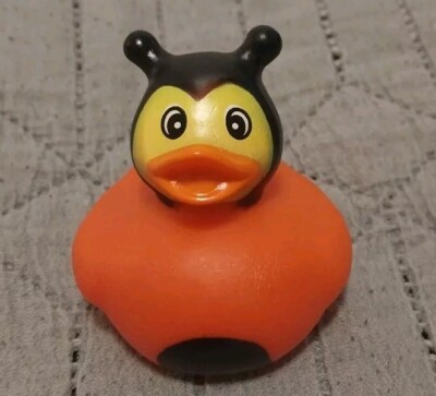 Ladybug Red Black Rubber Duck 2” Ducky Bath Pool Jeep Toy | eBay