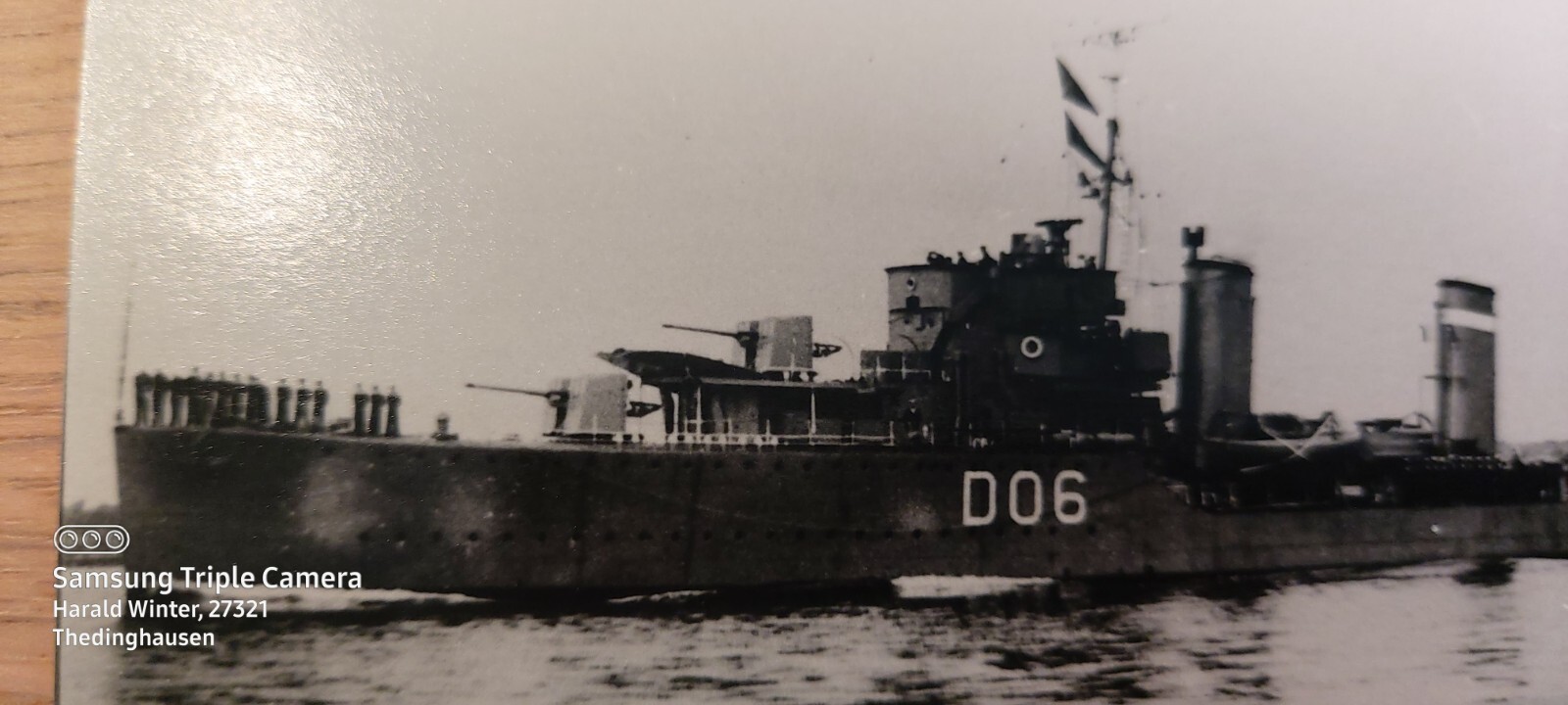 Foto Marineschiff Zerstörer D06 HMS Keith ca. 14x9cm | eBay.de