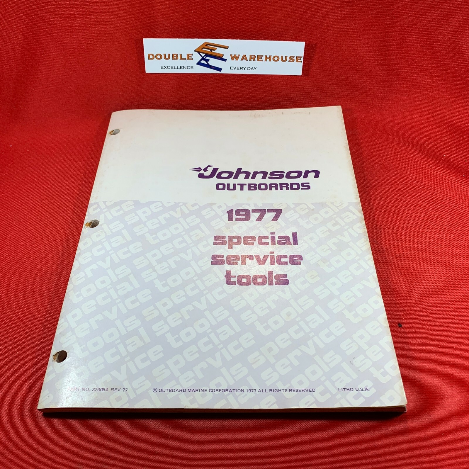 1977 Johnson Outboards Special Service Tools 379054 Rev 72 OMC | eBay