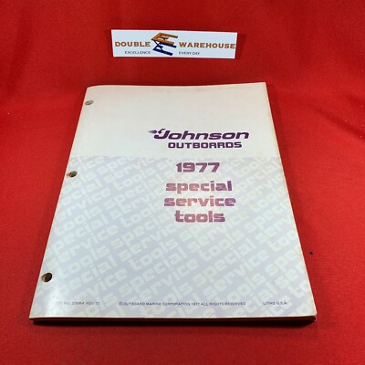 1977 Johnson Outboards Special Service Tools 379054 Rev 72 OMC | eBay