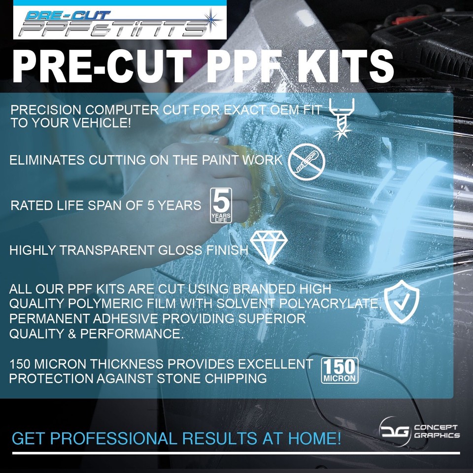 Side Sill Rockers PPF Stone Chip Guard Paint Protection Film PPF For ...