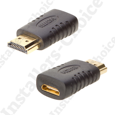 HDMI Male to Mini HDMI Female Converter Adapter Gold Plated for PC ...