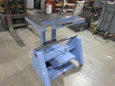 USED Peterson #EBS-100 Boring Stand with Rolling Cart - nt Kwik-Way ...