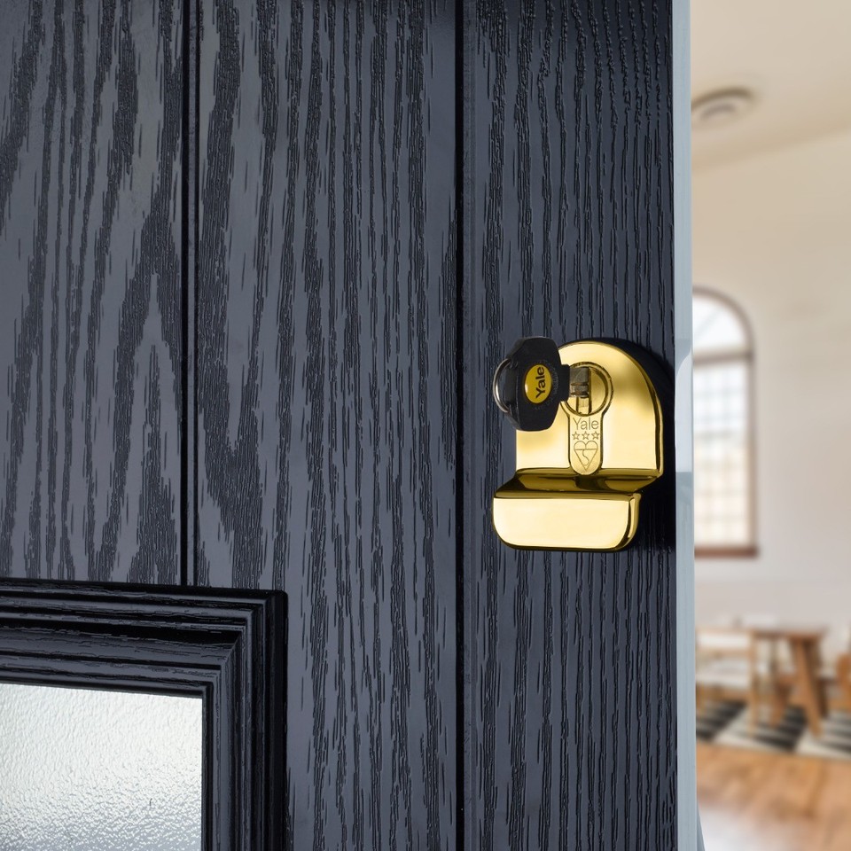 YALE PLATINUM 3 STAR CYLINDER DOOR LOCKS Brass Euro Profile Barrel ...