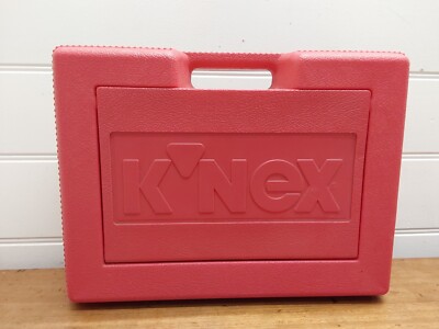 K'NEX - KINEX BULK LOT PLASTIC BUILDING CONSTRUCTION RED CARRY CASE ...