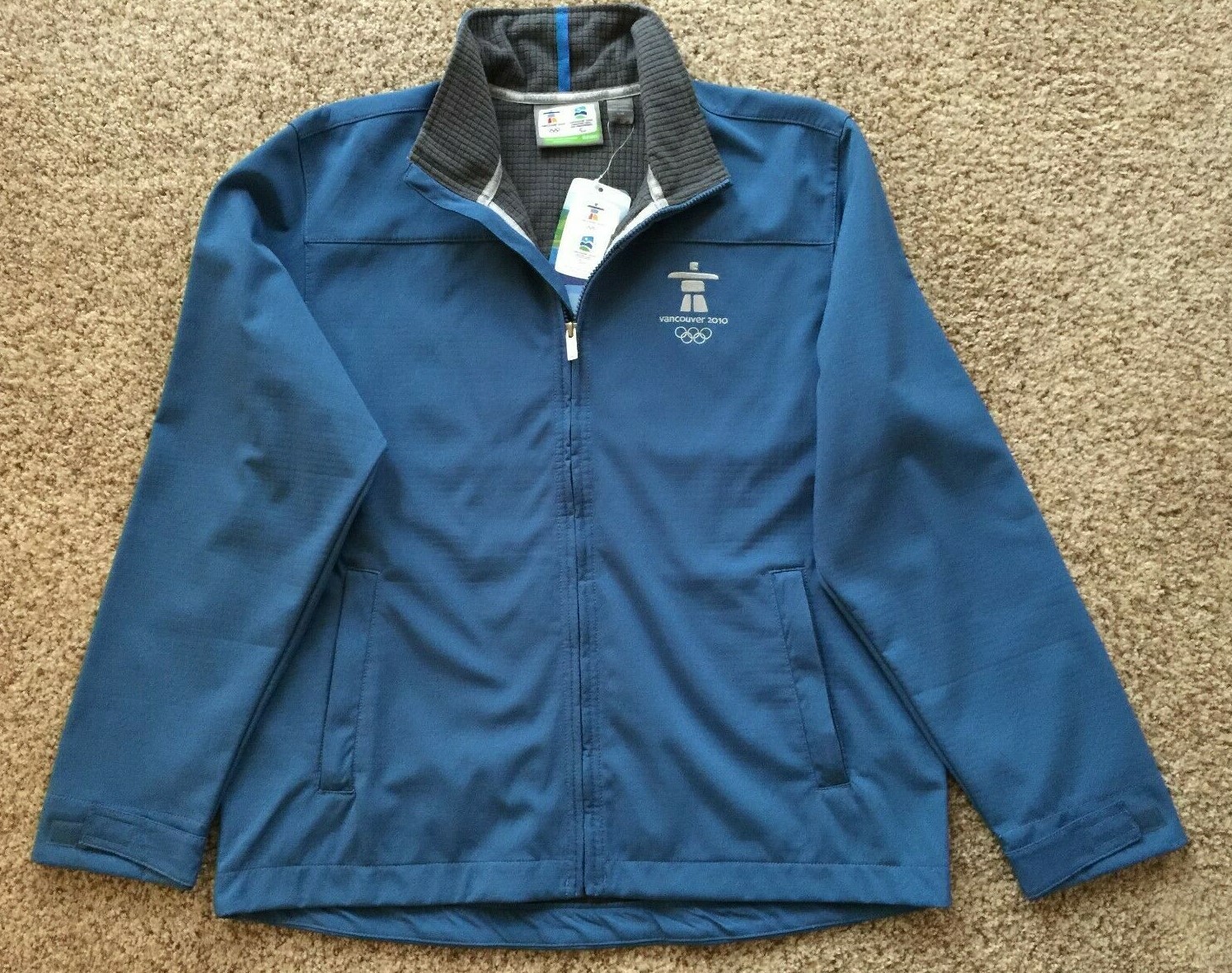 New with Tags Vancouver Canada 2010 Winter Olympics Men's Blue Gray ...