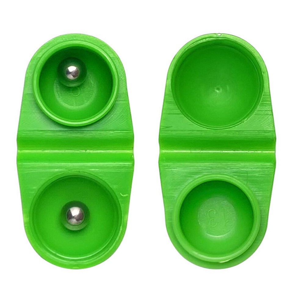 50x Fishing Inline Rattles Catfish Double Rattle Beads For Stripers ...