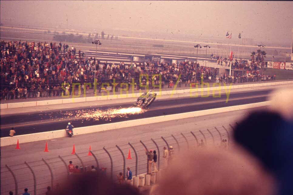 Bob Perry Hell on Wheels Tank Dragster - NHRA Supernationals - Vtg 35mm ...