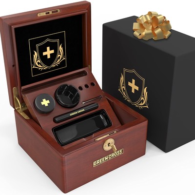 Premium Hash Stash Tobacco Box Decorative Stashbox Lock Box with Key ...