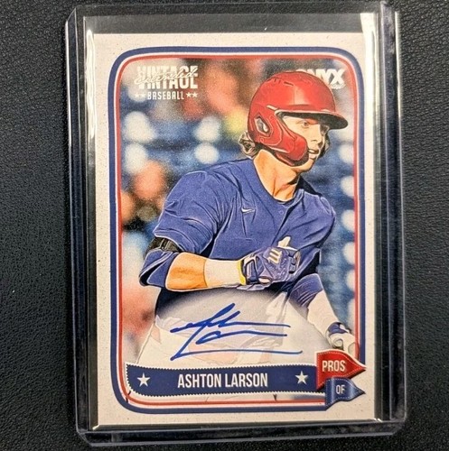 2024 Onyx Vintage Baseball - Auto - Autograph - Ashton Larson | eBay