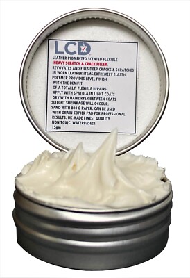 leather repair paste gel filler compound for restoring cracks burns ...