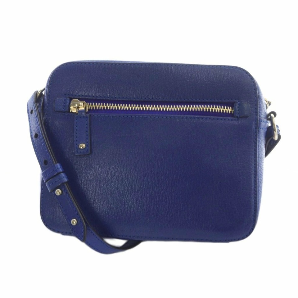 Anya Hindmarch Frosties Cross Body Bag Shoulder bag Logo Leather Blue ...
