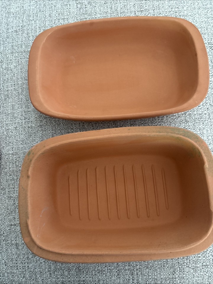 Romertopf Terra Cotta Clay Baker Dish 107 Vintage Chef's Baking Dish | eBay