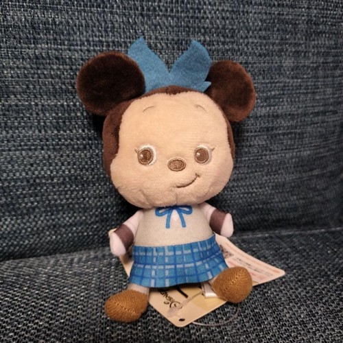 Disney Mickey Mouse Plush Keychain 15cm Blue Ribbon Character Toy | eBay