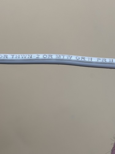 Alan Wire 500 Ft 10 AWG THHN-THWN-2 19 STRAND WHITE | eBay