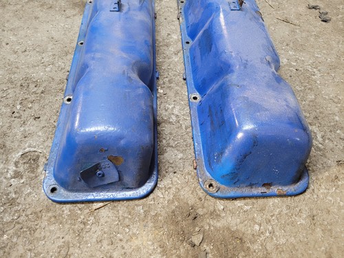 Jeep AMC V8 304 360 390 401 Factory Original OEM Steel Valve Cover Pair ...
