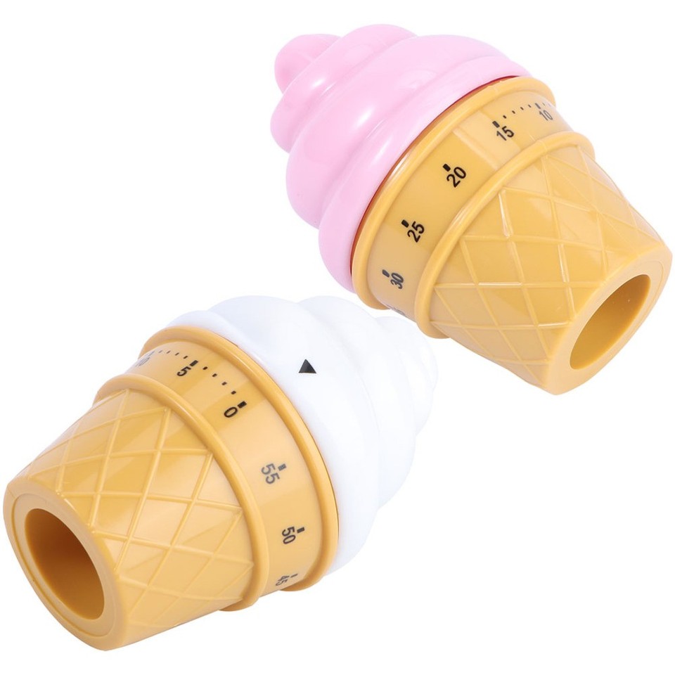 2 Pcs Ice Cream Timer Child Mechanical Kitchen Timers for Cooking | eBay UK