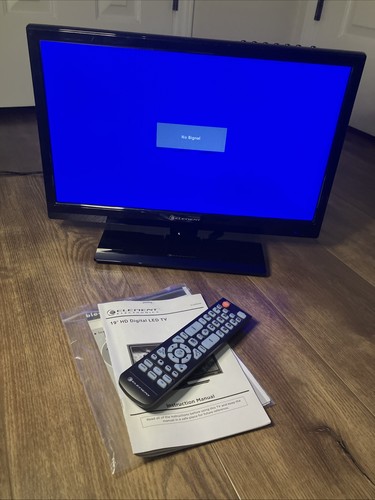 Element 19” Compact LED HDTV 720p Flat Screen TV PC Monitor ELEFW195 W ...