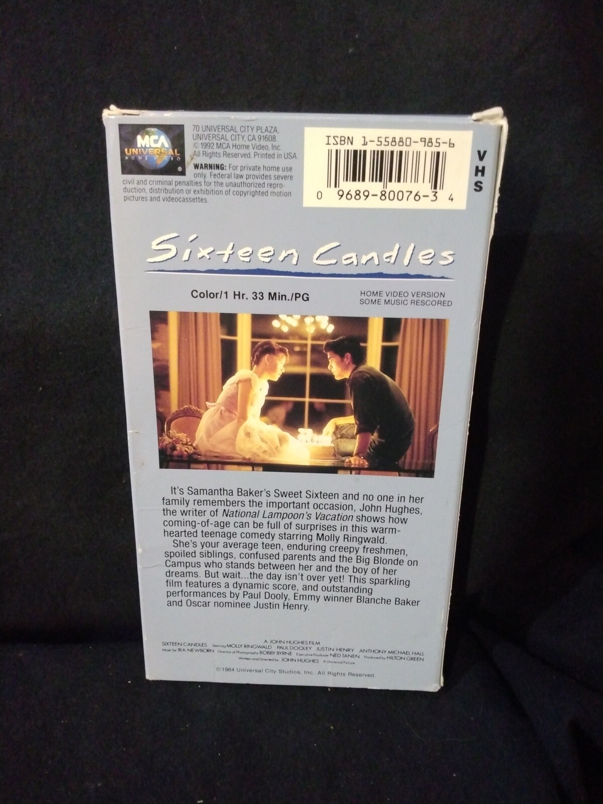 SIXTEEN CANDLES (VHS 1992) VG Tested MOLLY RINGWALD John Cusack 1984 | eBay