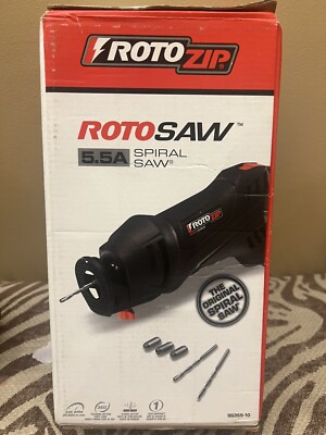 Rotozip SS355-10 5.5 Amp High Speed Spiral Saw System with 2 ...