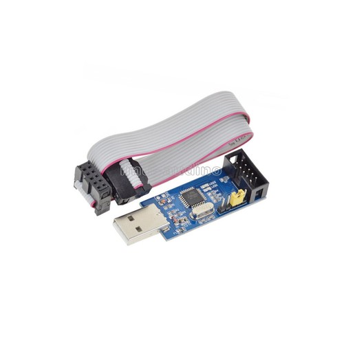 USBASP USBISP AVR Programmer Adapter ATMEGA8 10-Pin USB Cable ATMEGA128 ...