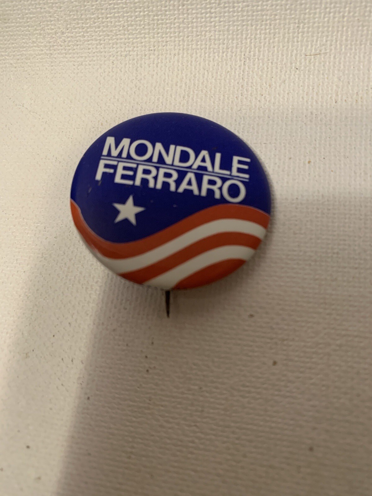1984 WALTER MONDALE GERALDINE FERRARO 1.75 campaign pin pinback button ...