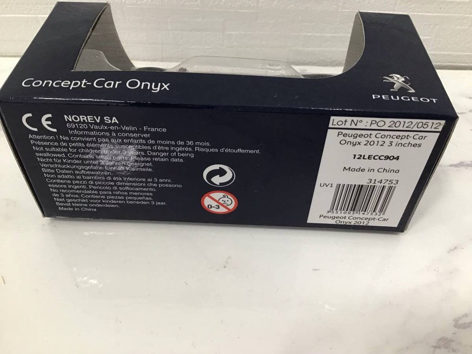 Mini Car Norev Sa Peugeot / Rc Hybrid Concept Sr1 Onyx | eBay