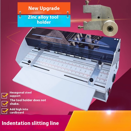 Electric Book Cover Creasing Machine Card Folding Color Pages Dashed ...
