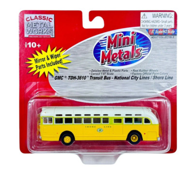 #32302 Mini-Metals HO GMC TDH-3610 Transit Bus National City Lines ...