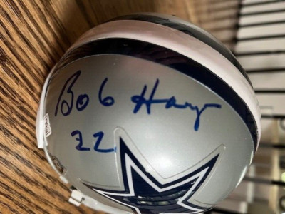 Bob Hayes Autographed Dallas Cowboys Mini Helmet COA TRISTAR | eBay