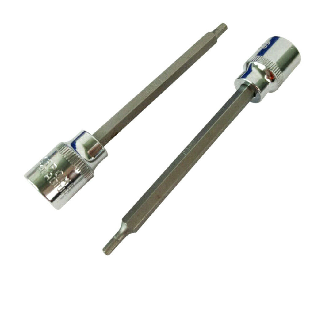 🟦Hex Socket Set 7pcs Extra Long Reach 3/8'' Drive Allen Key Bits ...