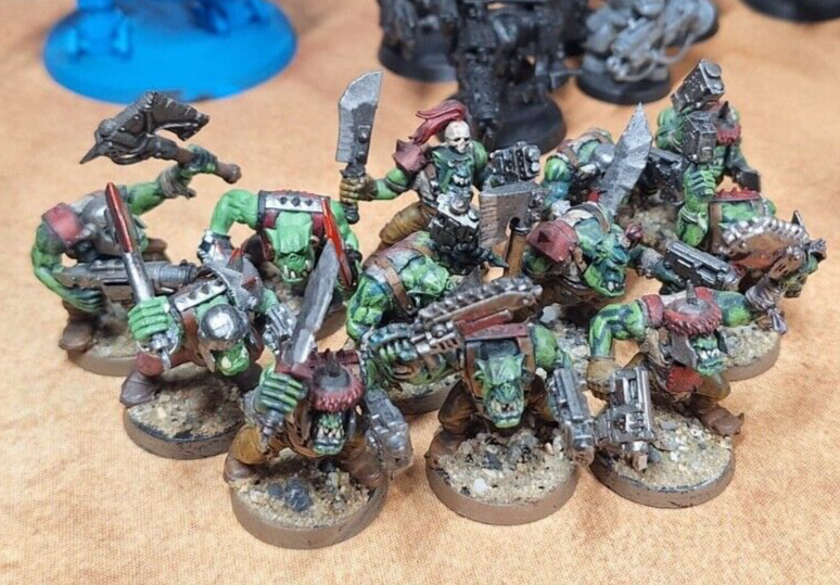 Warhammer 40K - Orks Army - Painted- See Photos - P-043 | eBay UK