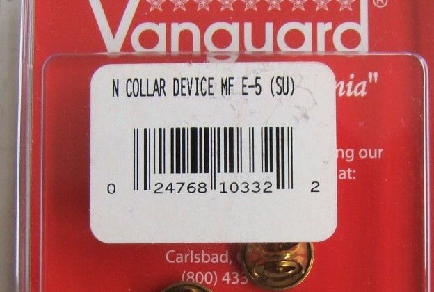 USN US NAVY E-5 PETTY OFFICER 2ND CLASS PO2 SHIRT COLLAR RANK INSIGNIA ...