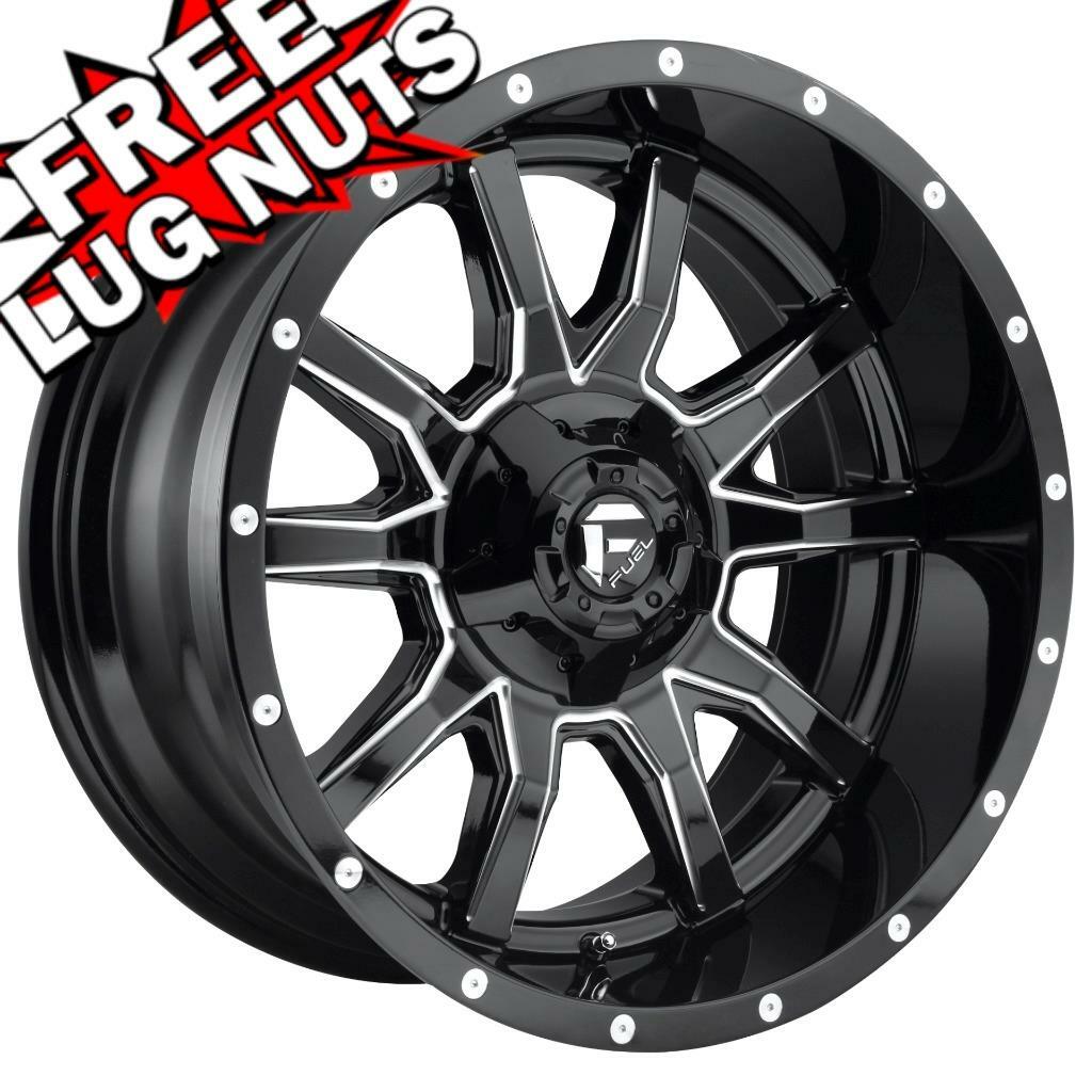 20 inch 20x9 Fuel D627 Vandal Black Milled wheel rim 5x150 +1 | eBay