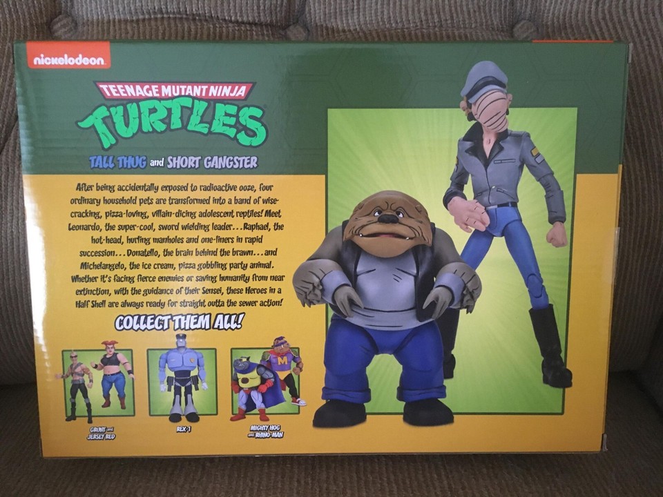 NECA TMNT - Tall Thug & Short Gangster - Teenage Mutant Ninja Turtles ...