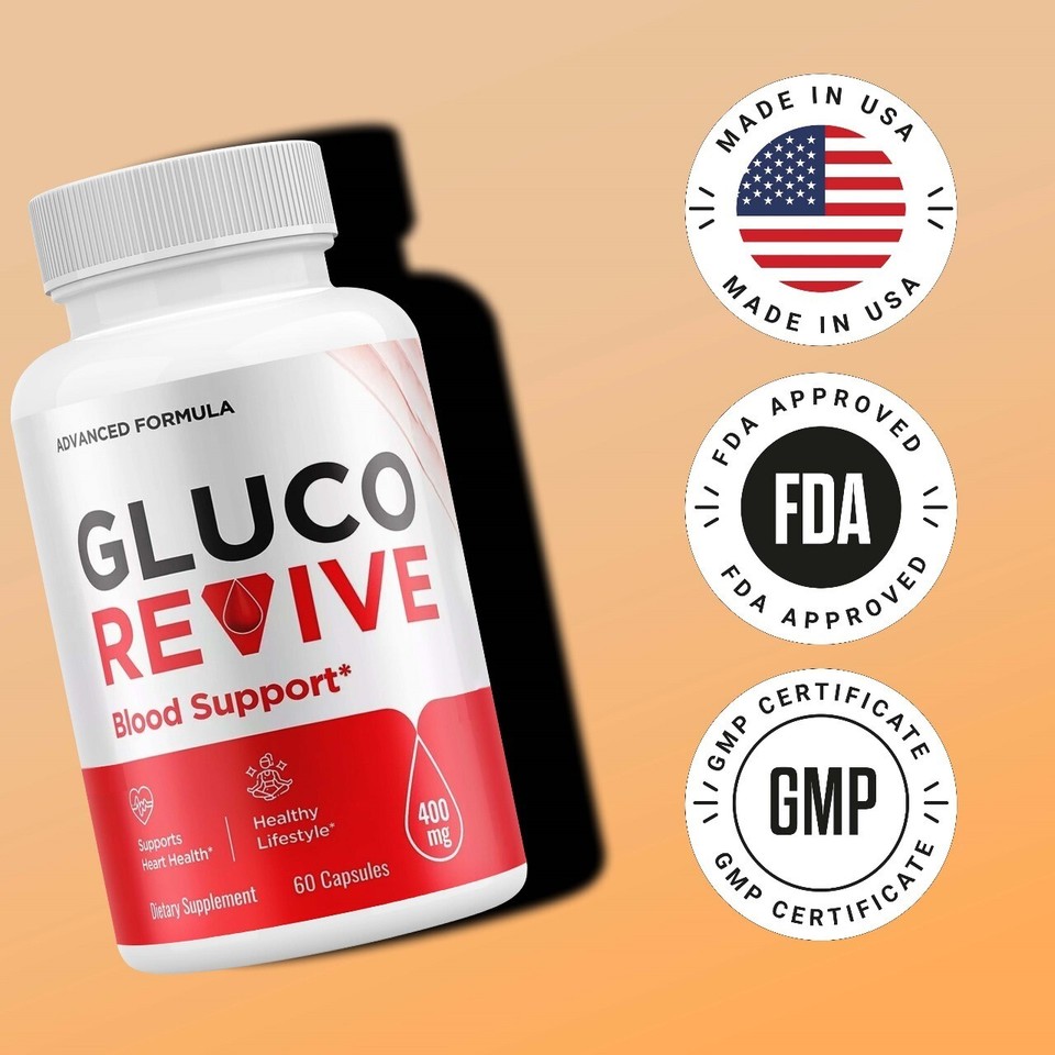 (5 Pack) Gluco Revive Capsules - GlucoRevive All Natural, Glyco ...