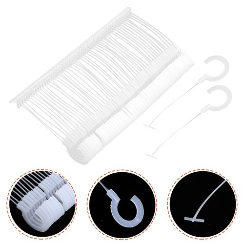 5000pcs Plastic Hook Fasteners Clothing Tagging Fasteners Hanging Tag ...